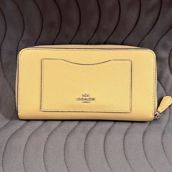 Coach | Bags | Coach Wallet Yellow | Poshmark